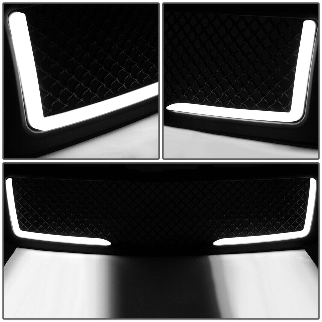 Mesh Grille w/ LED DRL Grille For 07-13 Chevy Silverado 1500 | AMOFFROAD