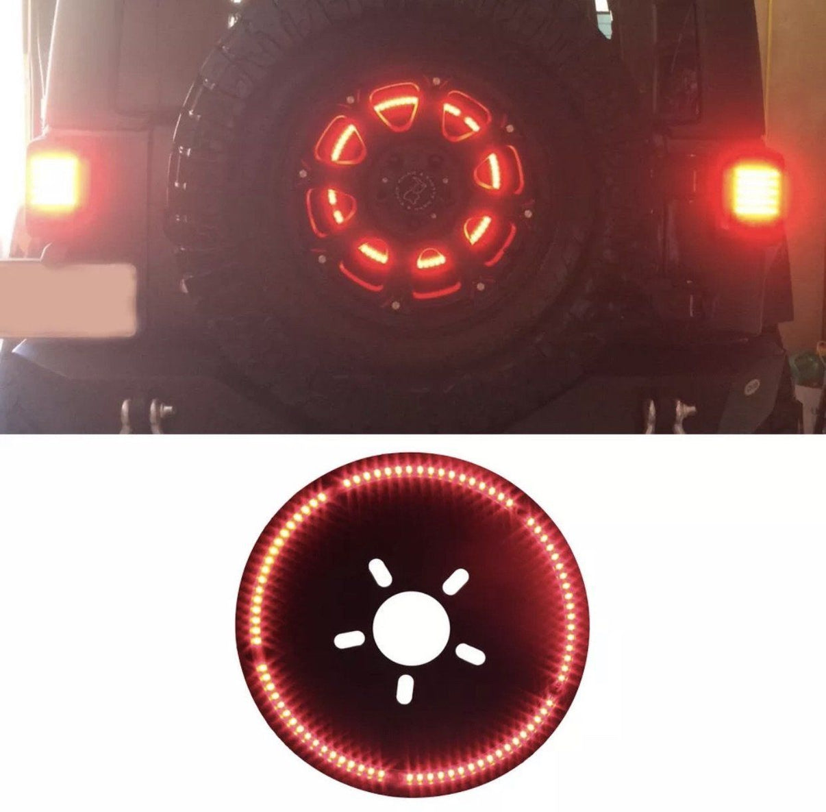 Spare Tire 3rd Brake Lights for 87+ Wrangler YJ/ TJ/ JK/ JL – AM Off-Road